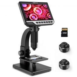 Koolertron 7" LCD Digital Microscope with Dual Lens 32G TF Card, 2000x ...