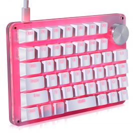 Koolertron One Handed Macro Mechanical Gaming Keyboard, Programmable ...
