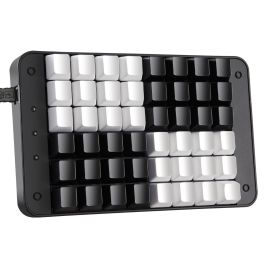 Koolertron Single-Handed Programmable Mechanical Keyboard, All 48 ...