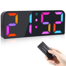 Koolertron Digital Wall Clock, Large Display, LED Clock with Remote ...